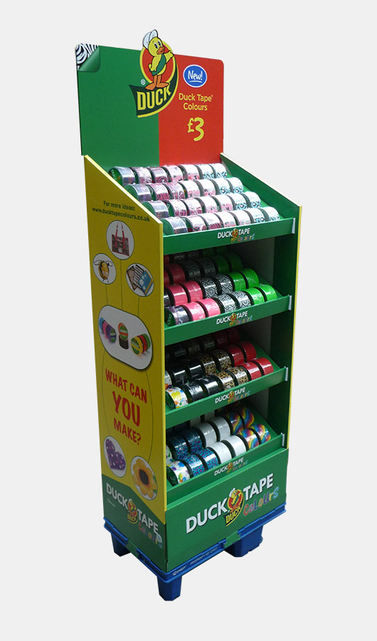 Semi-Permanent Corrugated POS Displays | JCR Wood