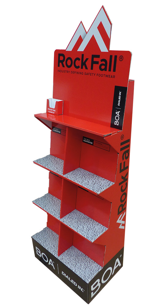 Semi-Permanent Corrugated POS Displays | JCR Wood